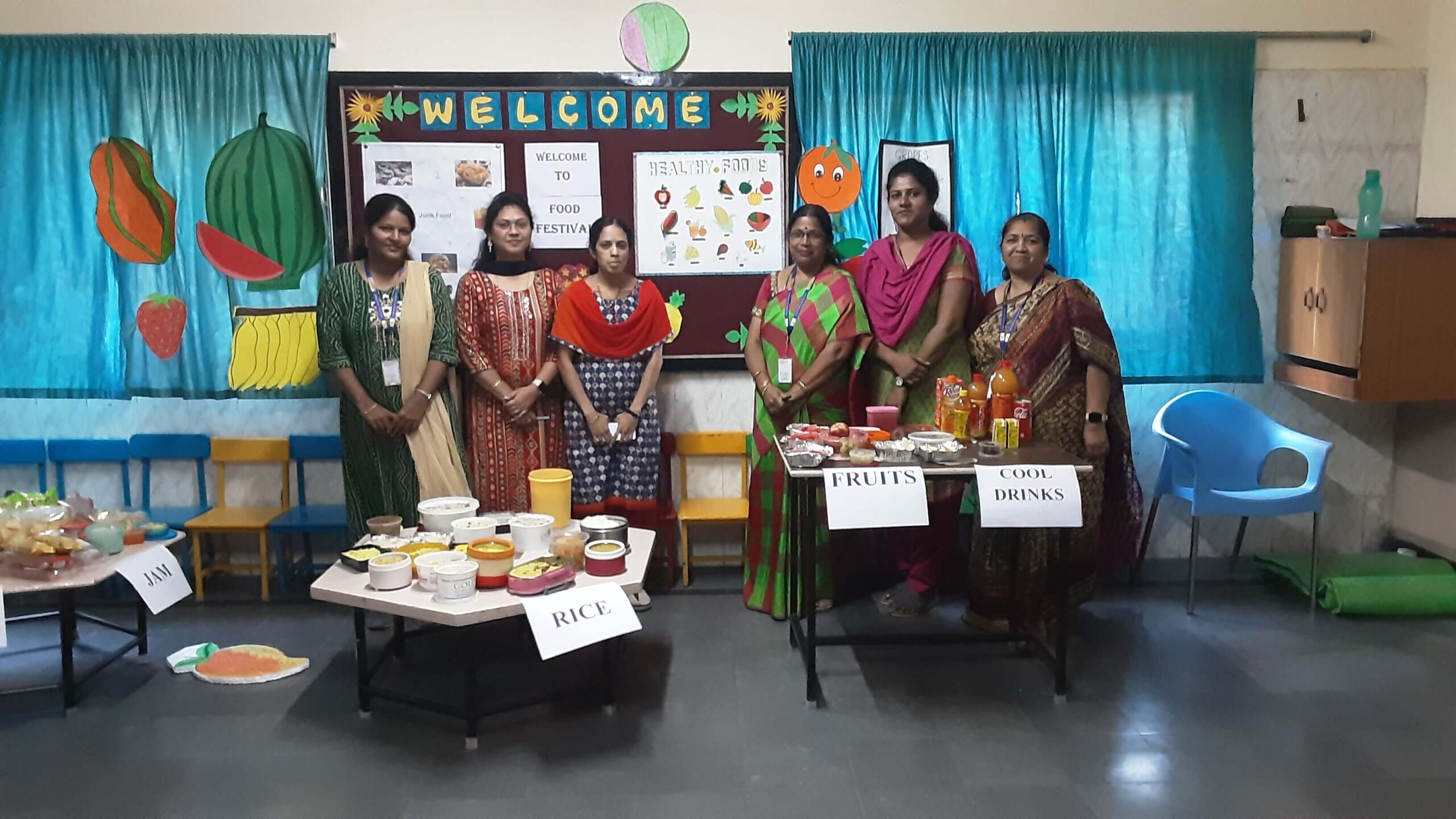 Kindergarten Food Fest Photos - Vikas The Concept School