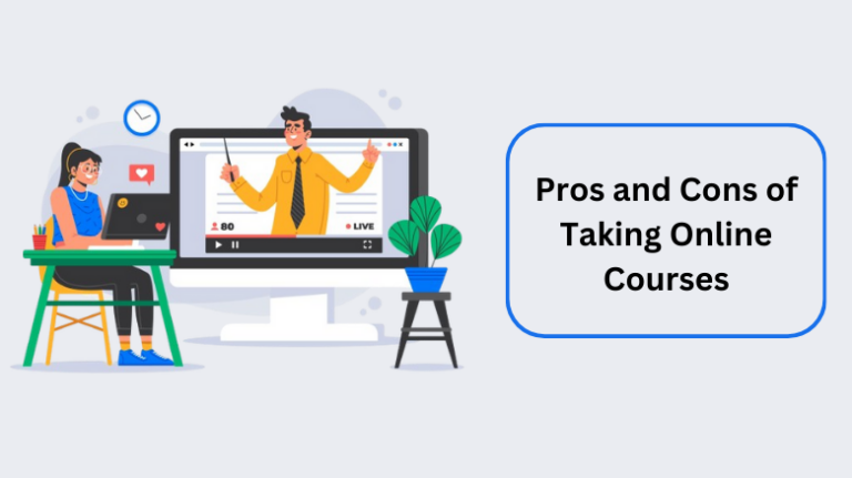Pros and Cons of Taking Online Courses | Vikas school